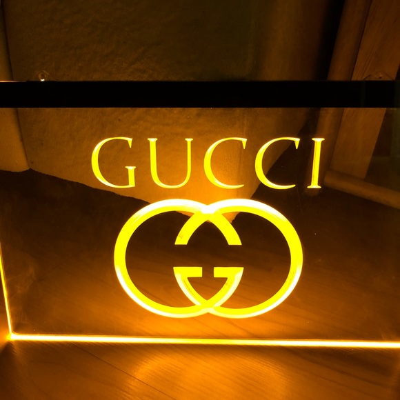 Other | Gucci Led Neon Light Sign 8x12 | Poshmark